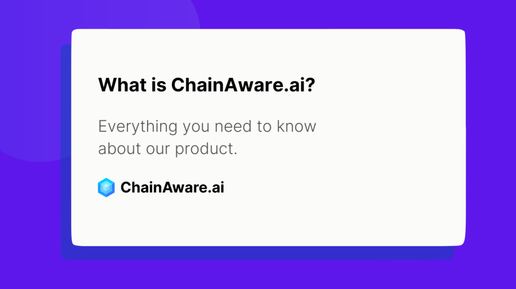 What is ChainAware.ai? - ChainAware.ai