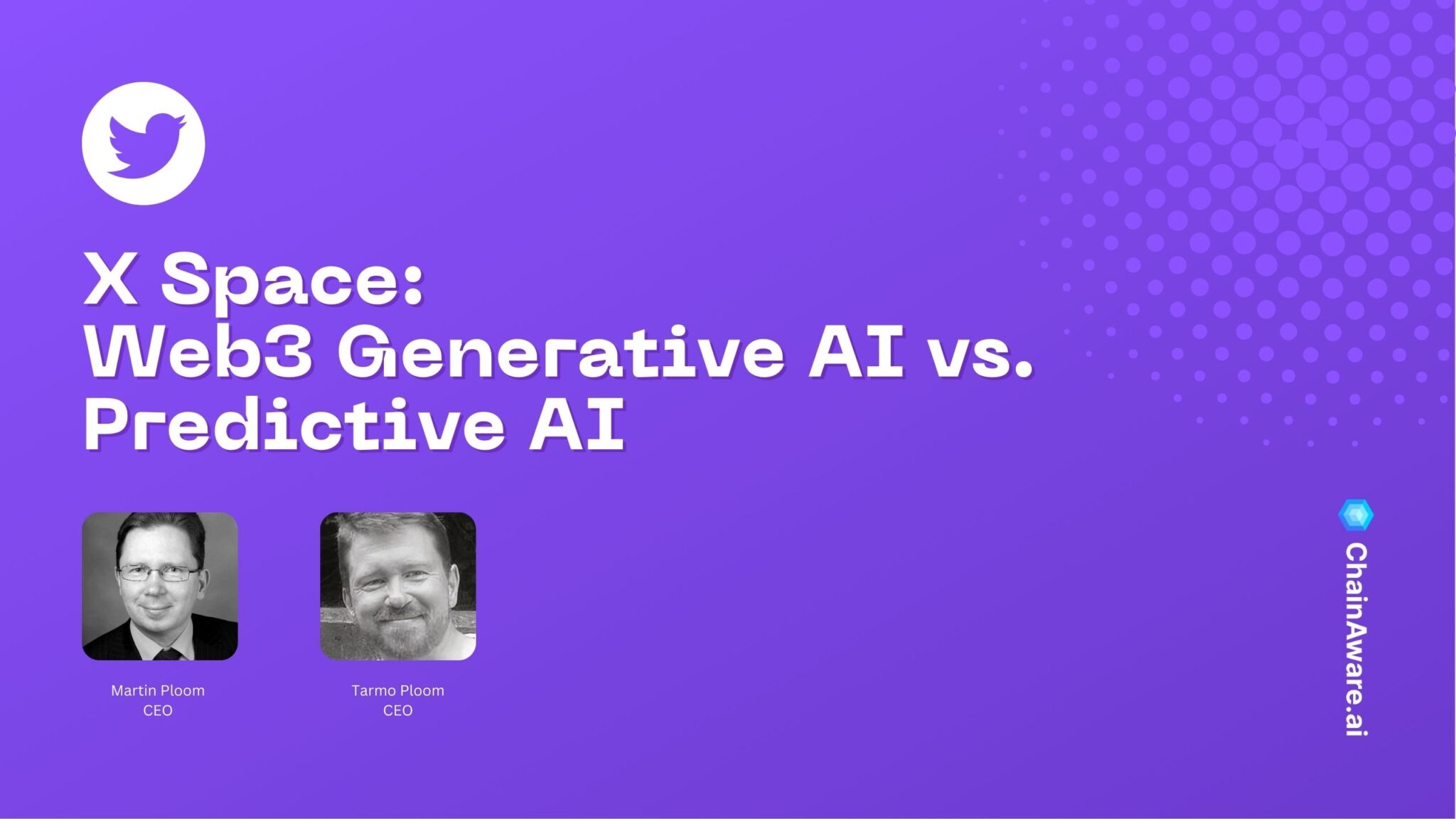 X Space: Web3 Generative AI vs. Predictive AI - Where is Higher Potential? - ChainAware.ai