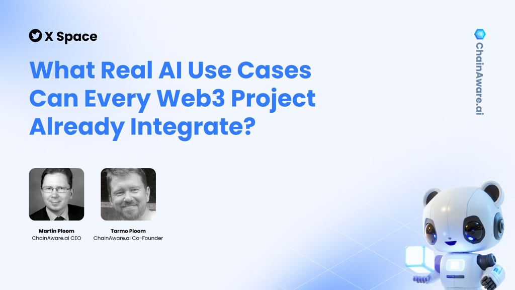 Real AI Use Cases for Every Web3 Project - ChainAware.ai
